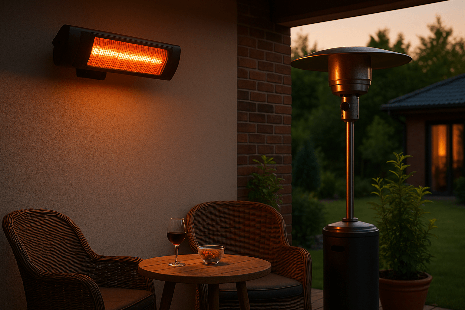 Chauffage radiant terrasse : guide d’achat complet
